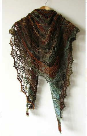 Fall River Shawl - Crochet pattern - Nana's Favorites
