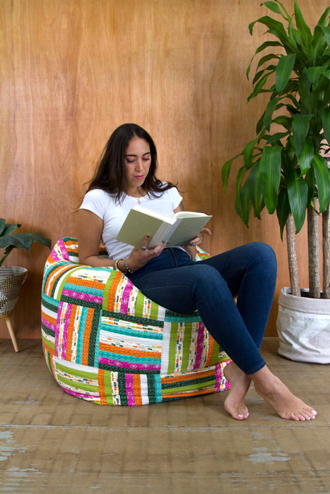 Bean Bag Chair - FREE sewing pattern - Nana's Favorites